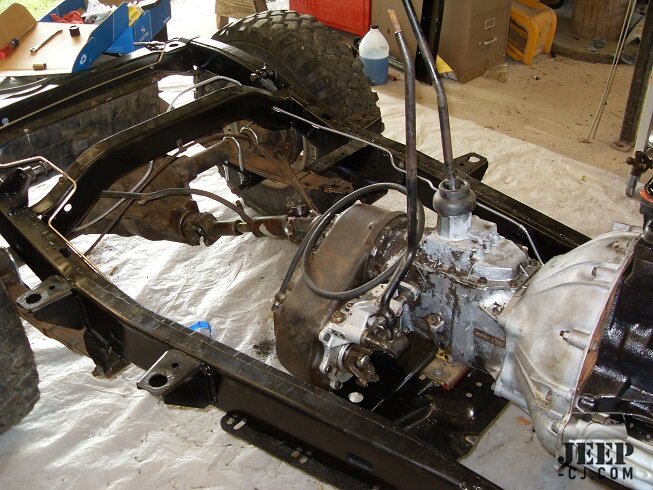 Rear Drive Shaft Installed | Jeep-CJ.com